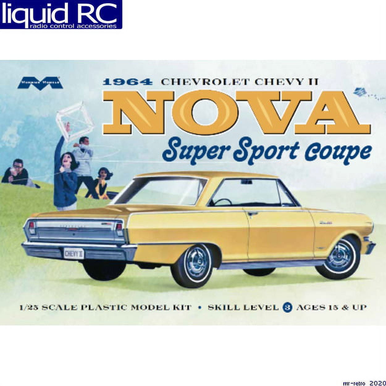 Moebius Models 2320 1/25 1964 Chevy Nova Super Sport Plastic Model Kit ...