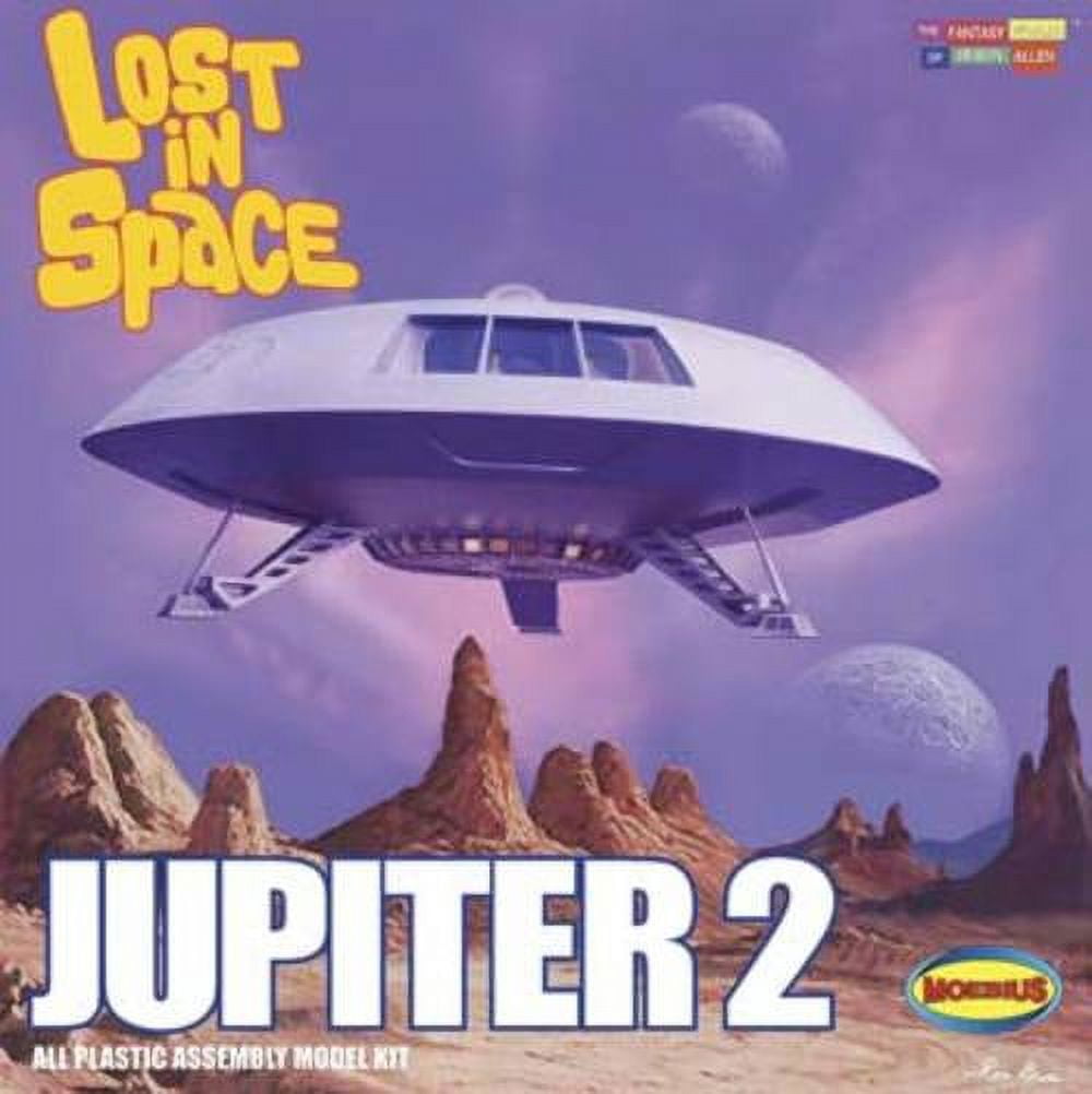 Moebius Models Jupiter 2 Adults Rocket Plastic Model Kit - Walmart.com
