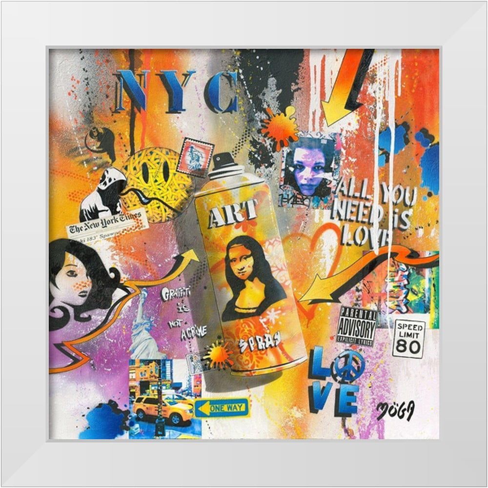 Moega 12x12 White Modern Wood Framed Museum Art Print Titled - ART ...