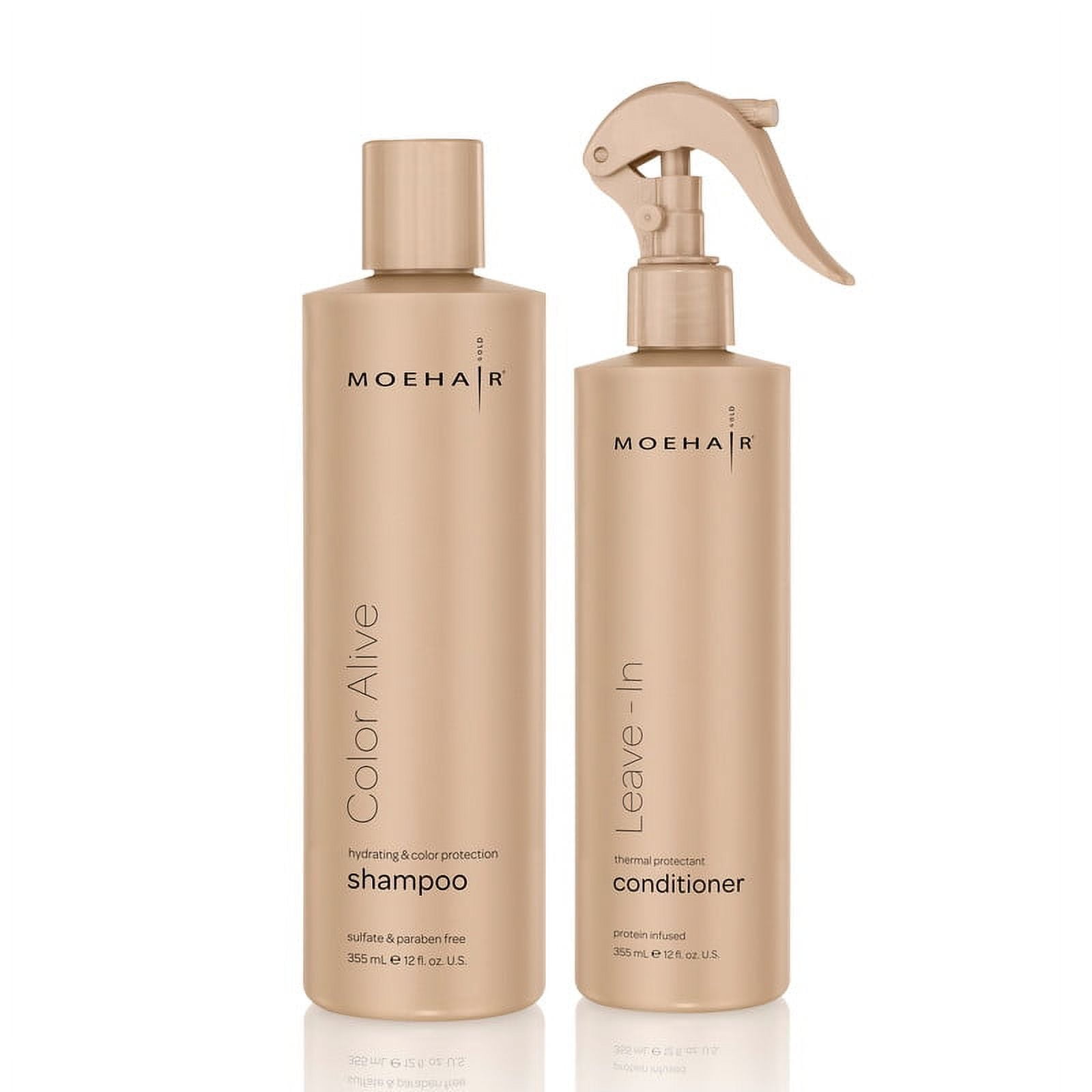 Moehair Combo pack of Color alive shampoo ( 12 Fl Oz) and Leave in ...