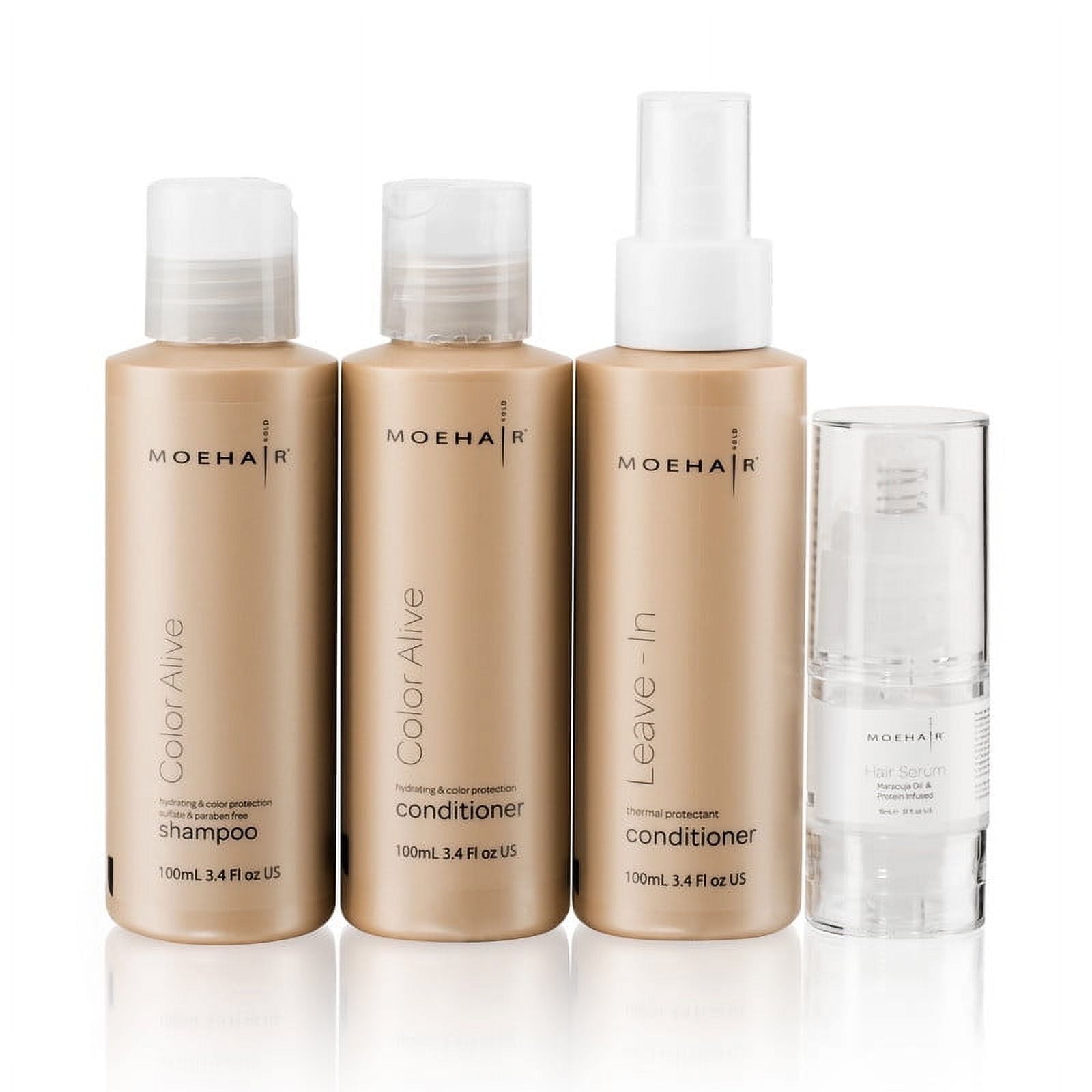 Moehair Hair Care Travel Kit | Pack of Color Alive Shampoo (3.4 fl oz ...