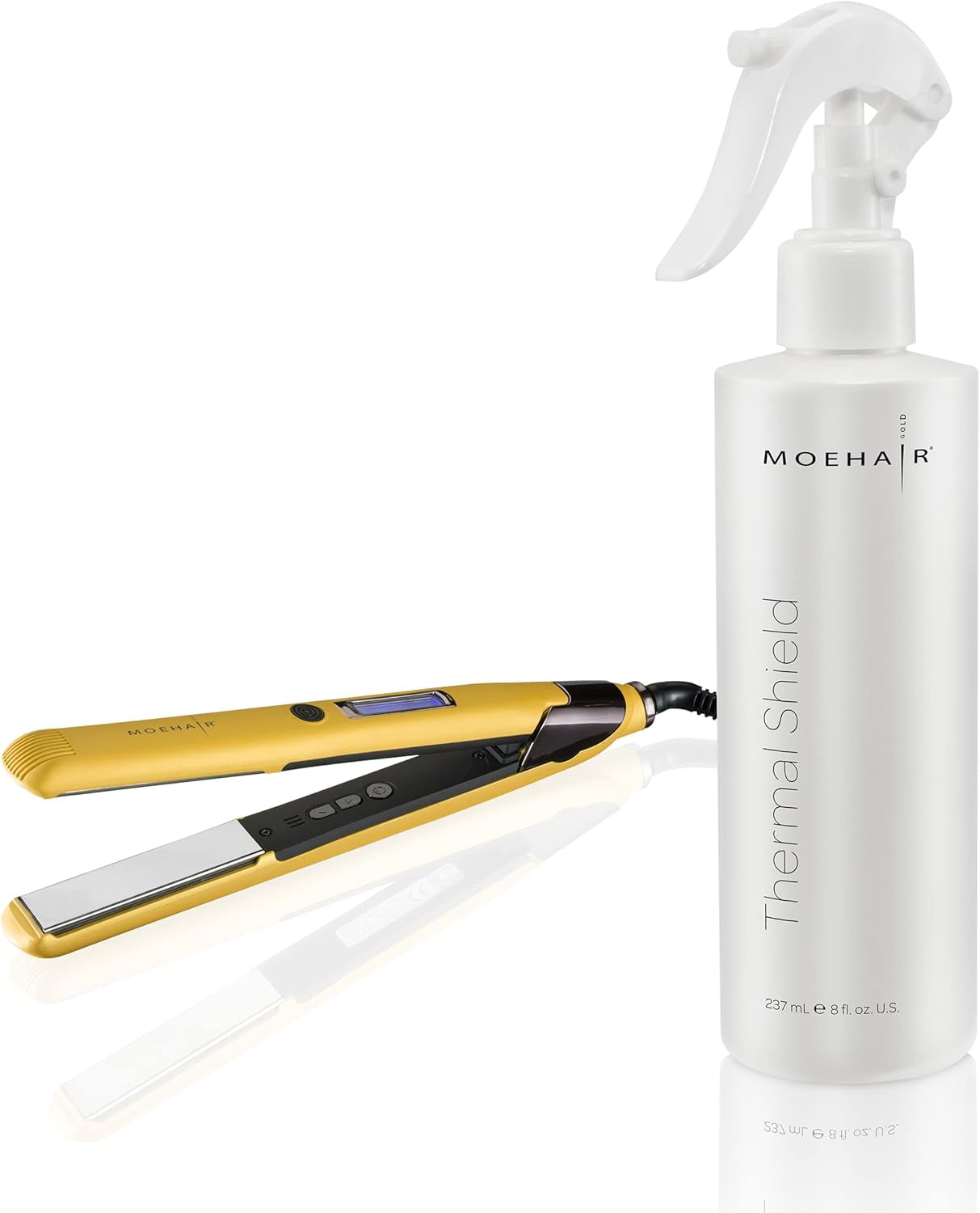 Moehair Hair Straightener with Thermal shield spray (8 Fl Oz) - Walmart.com