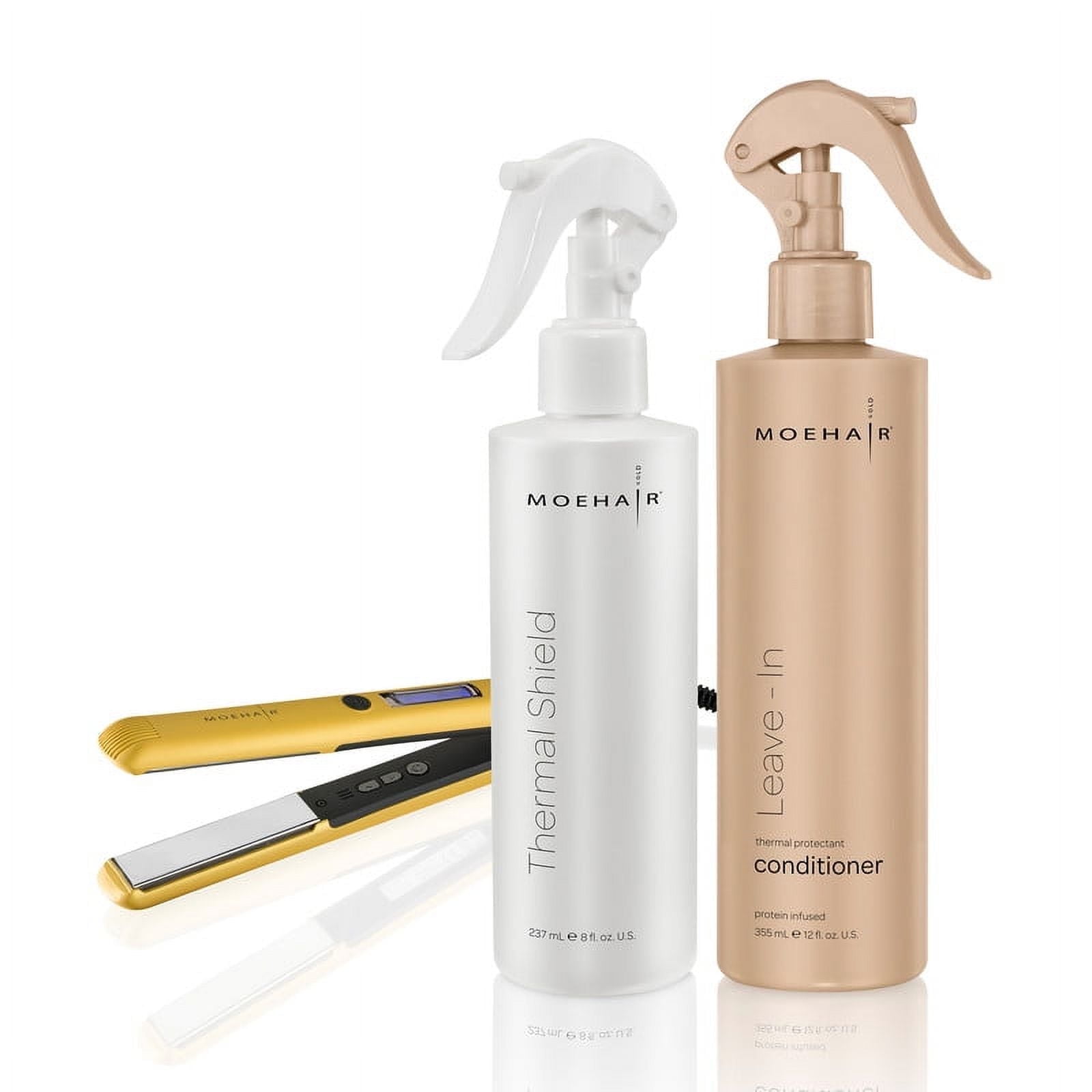 Moehair Hair Styling Trio | Moehair Hair Straightener with Thermal ...
