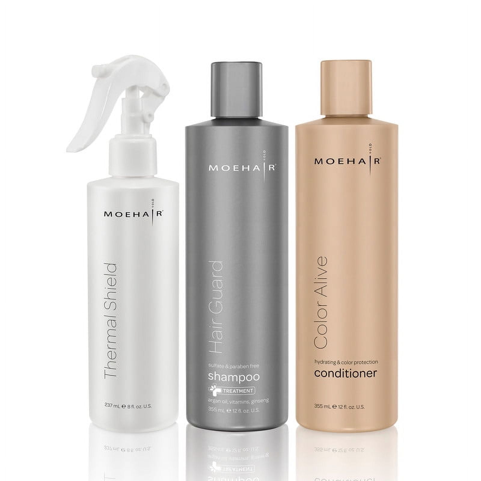 Moehair TRIO pack of Hair Guard Shampoo ( 12 Fl Oz), Color alive ...