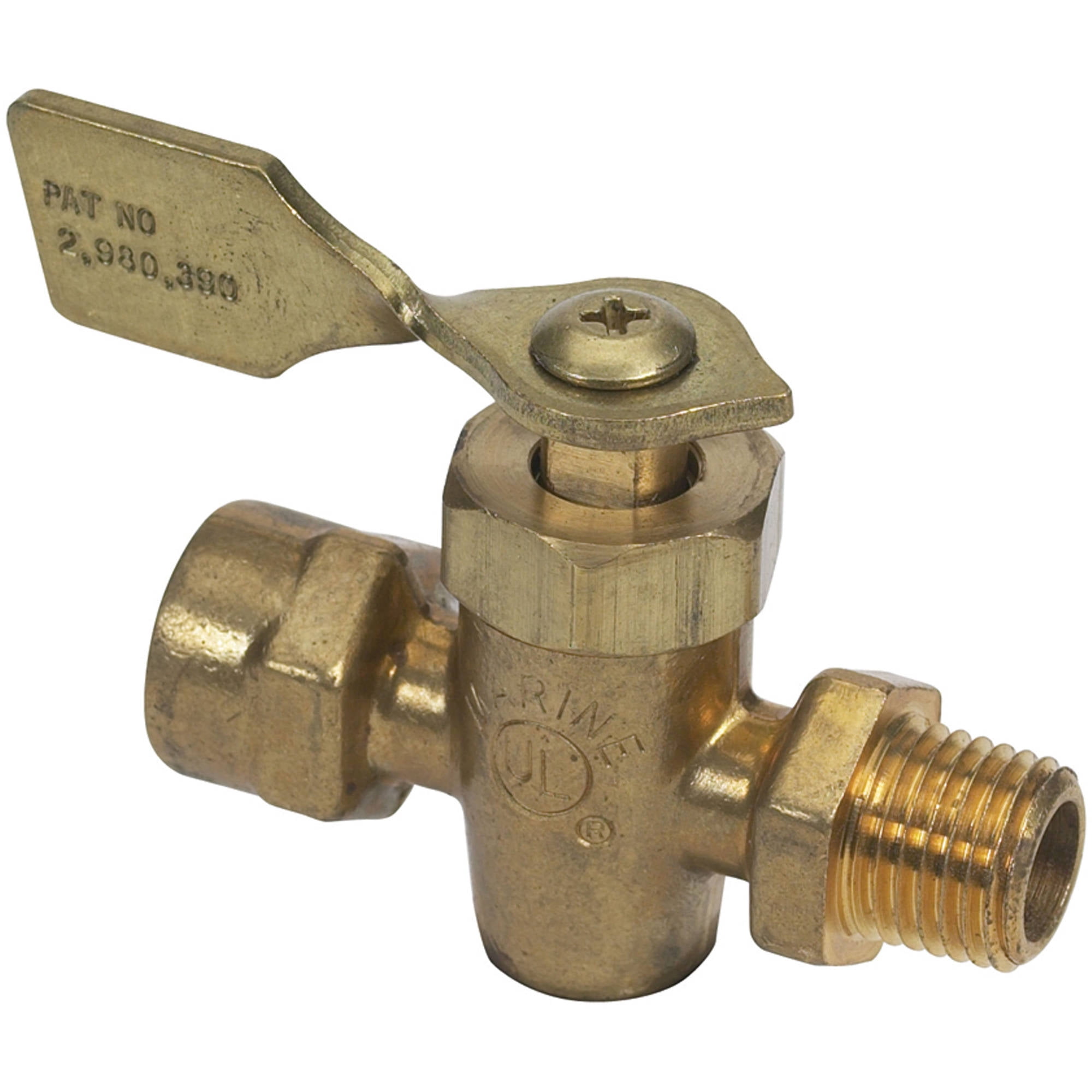 Moeller 033300-10 Brass Shut-Off Valve - 1/4â ³ FNPT M/F - Walmart.com