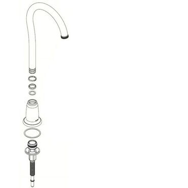 Delta Two Handle Roman Tub with Hand Shower Rough-In Kit with PEX Crimp ...