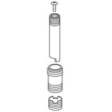 Moen 13463 Replacement Stem Extension Only - Chrome - Walmart.com