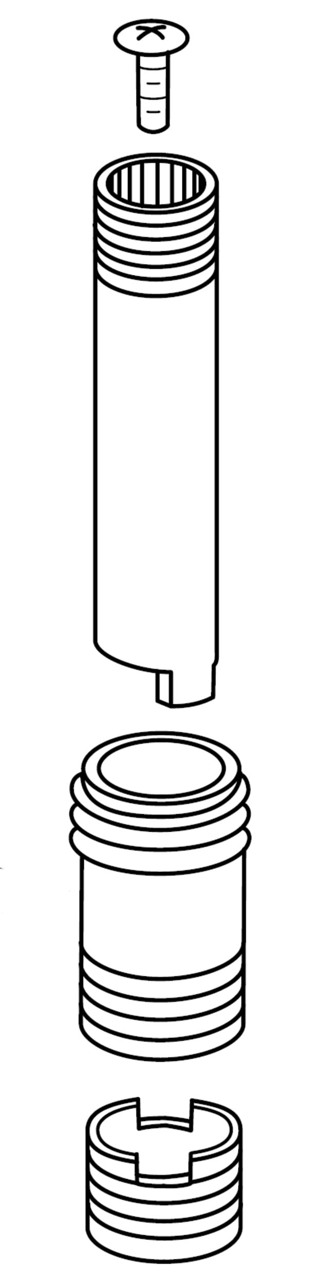 Moen 13463 Replacement Stem Extension Only - Chrome - Walmart.com