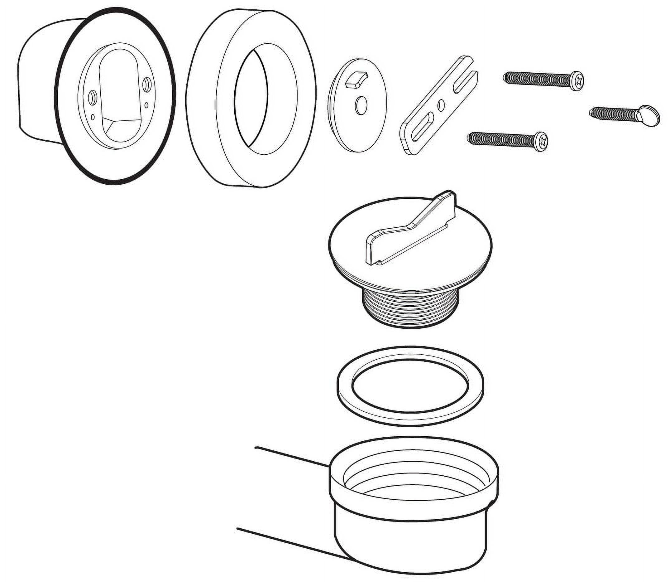 Moen 140690 Tub Drain Rough-In Kit - Walmart.com