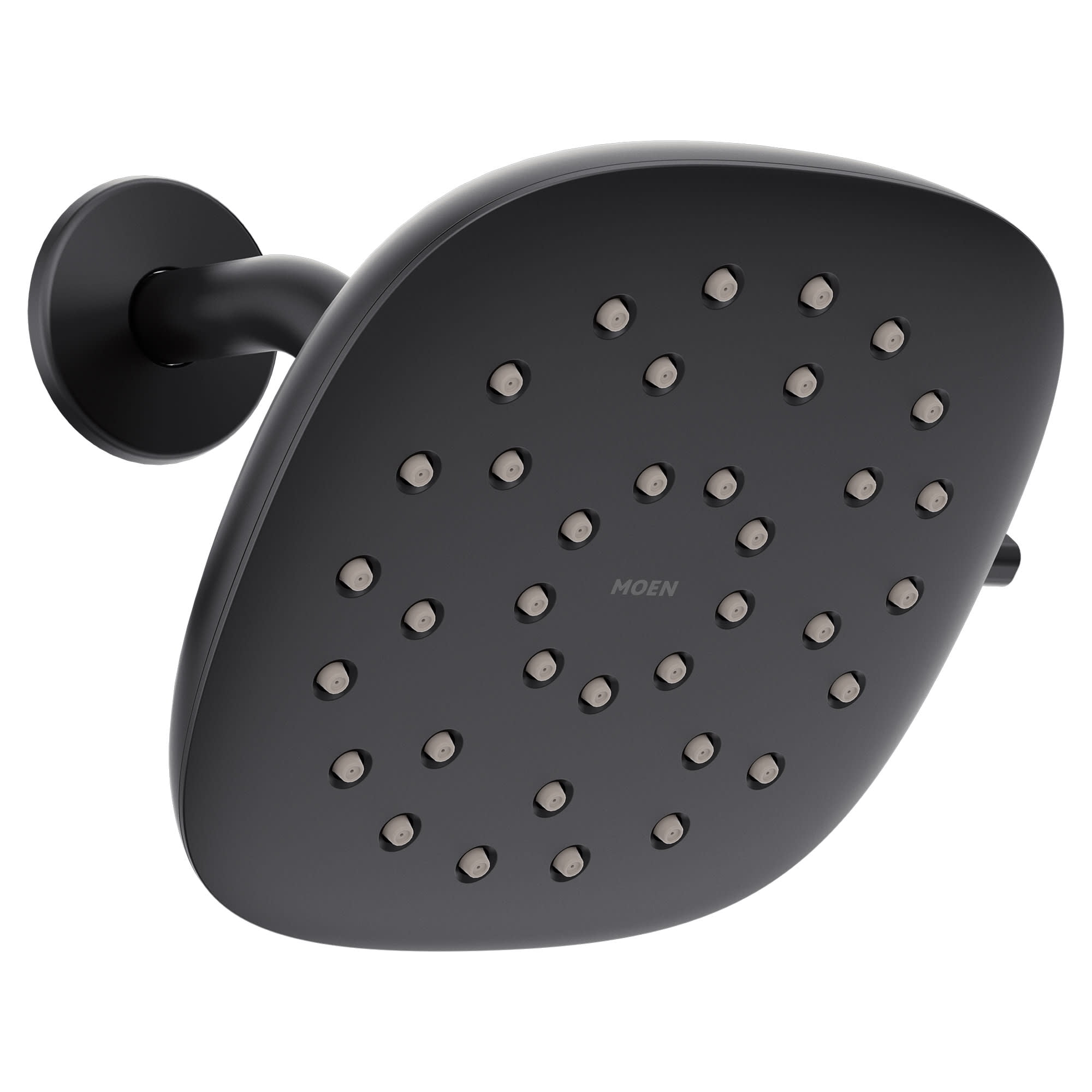 Moen 220R5 Verso 2.5 GPM Multi Function Square Shower Head - Black ...