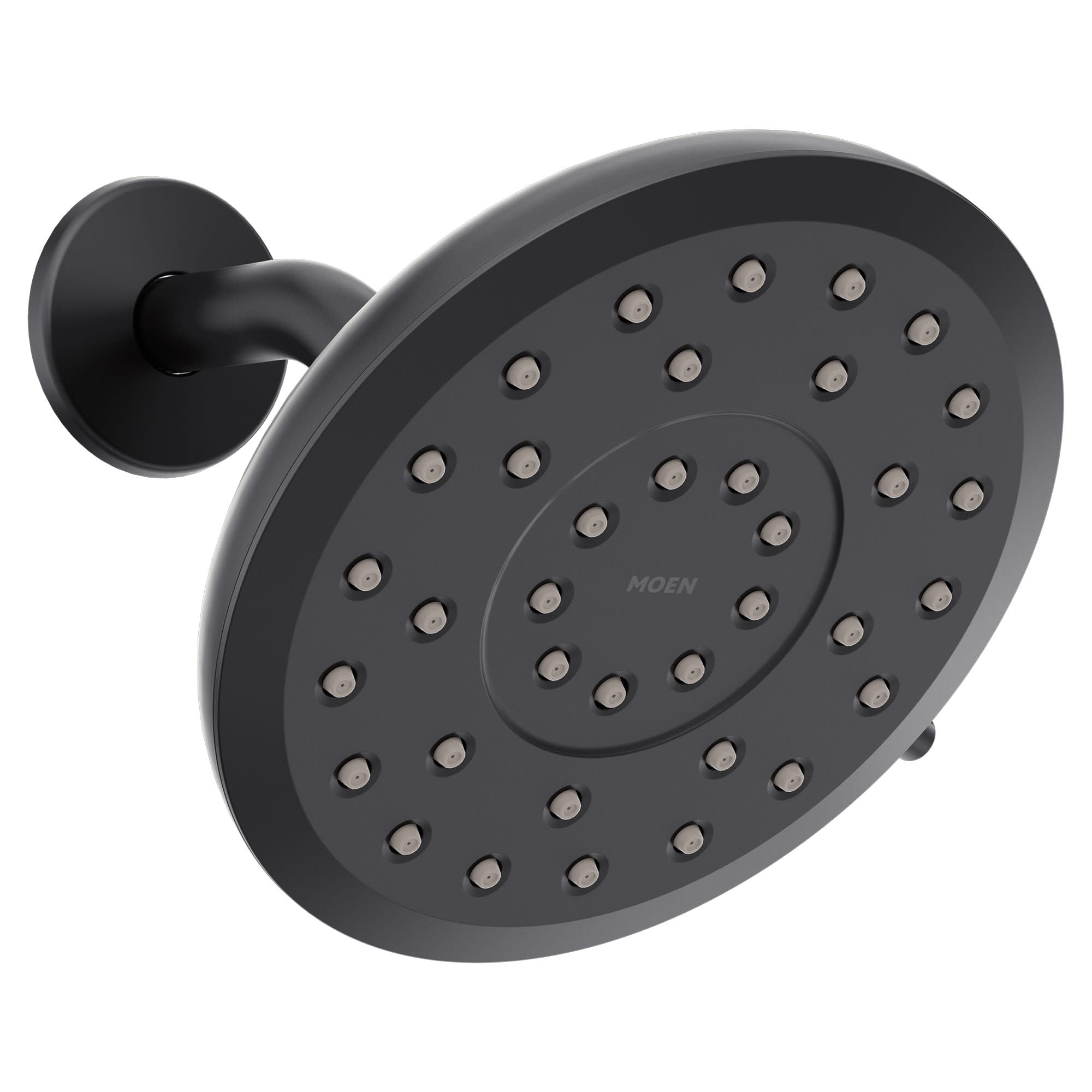 Moen 220R7ep Verso 1.75 GPM Multi Function Round Shower Head - Black ...