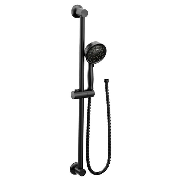 Moen 3667Ep 1.75 GPM Multi Function Hand Shower - Black - Walmart ...