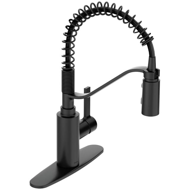 Moen 5926 Genta Lx 1.5 GPM Single Hole Pre-Rinse Pull Down Kitchen ...