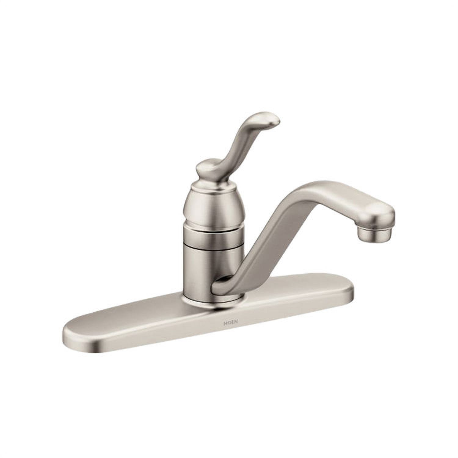 Moen 7050SRS Spot Resist Stainless Banbury One-Handle Kitchen Faucet ...