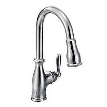 Moen 7425 Chateau Single Handle Kitchen Faucet - Spot Resist Stainless ...