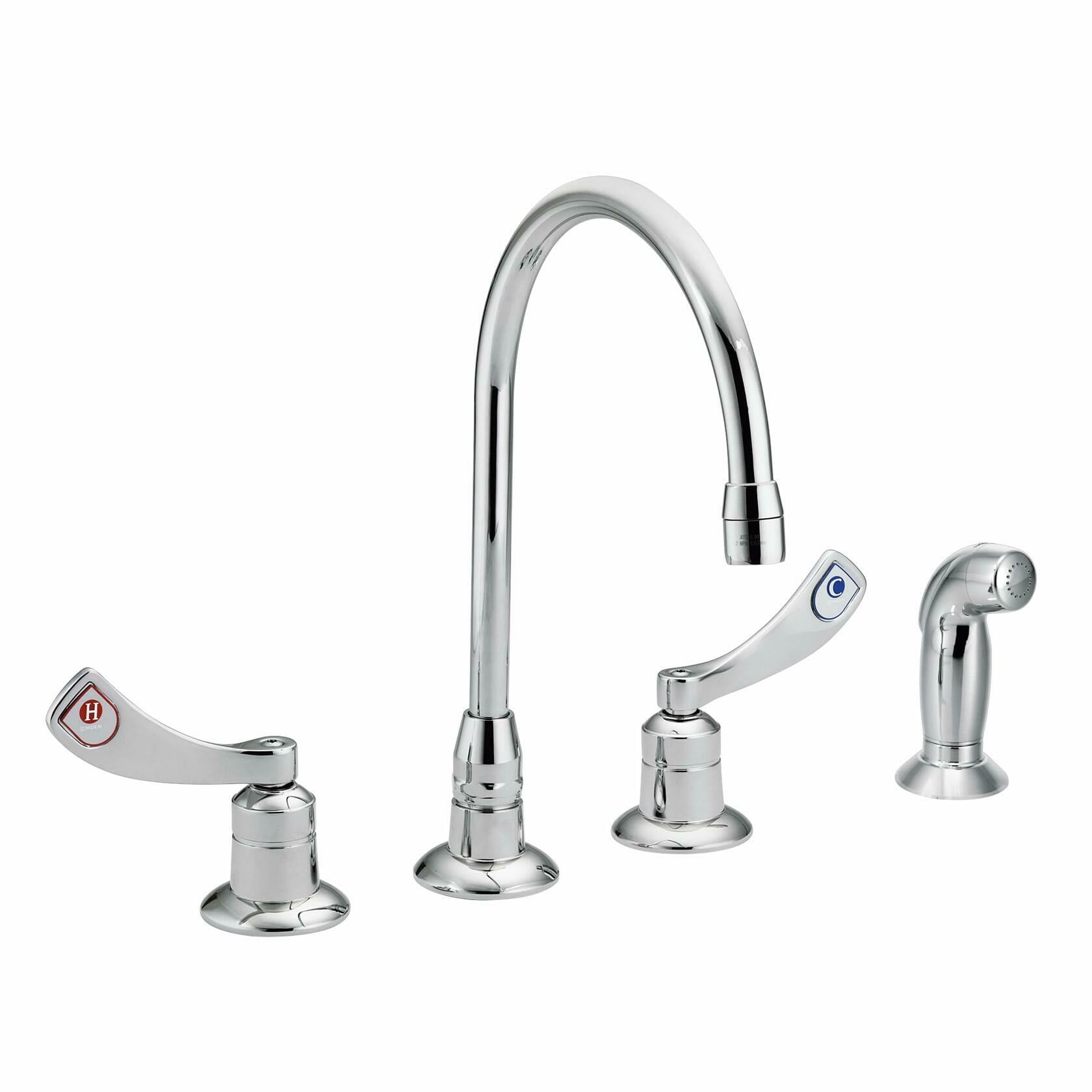 Moen 8244 M-Dura Commercial Kitchen Faucet - Chrome - Walmart.com