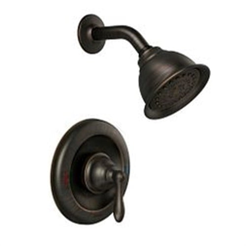 Moen 82495Ep Shower Trim, Single Handle Posi-Temp Pressure Balanced ...