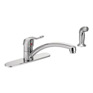 Free Shipping! Moen M-DURA Chrome Two-Handle Kitchen Faucet - Walmart ...