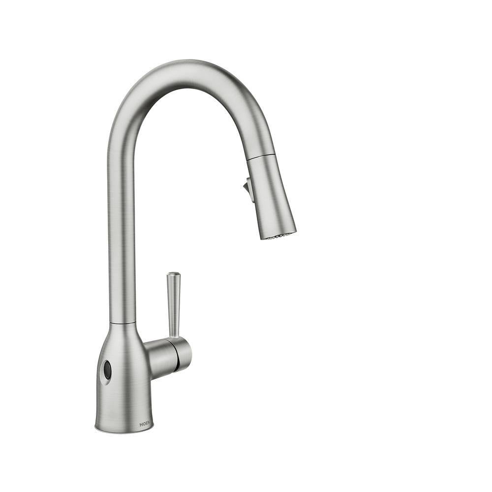 MOEN 87233EWSRS Adler Touchless Single-Handle Pull-Down Sprayer Kitchen ...