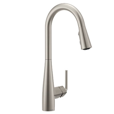 Moen 87493SRS Maureen Spot Resist Stainless Single Handle Deck-mount ...