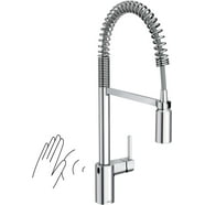 Moen Align Chrome One-Handle Pre-Rinse Spring Pulldown Kitchen Faucet ...