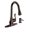 Peerless Xander Single Handle Pull-Out Sprayer Kitchen Faucet in ...