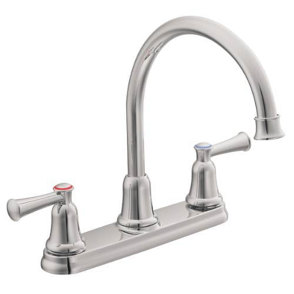 Moen CFG CA41613SL Capstone Two-Handle Kitchen Faucet w/ Spray ...