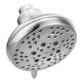 Moen Chrome Five-Function 4" Diameter Spray Head Eco-Performance ...
