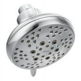 Moen Chrome Five-Function 4" Diameter Spray Head Eco-Performance Showerhead - Walmart.com