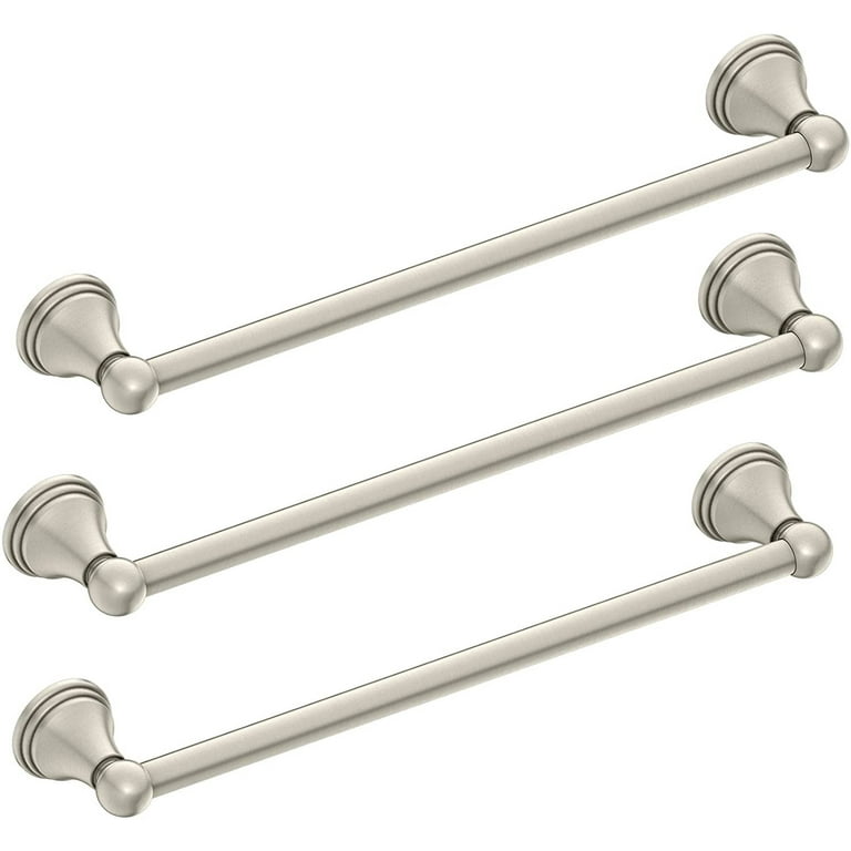 Moen Preston Brushed Nickel Towel Bar 24 in. L Aluminum