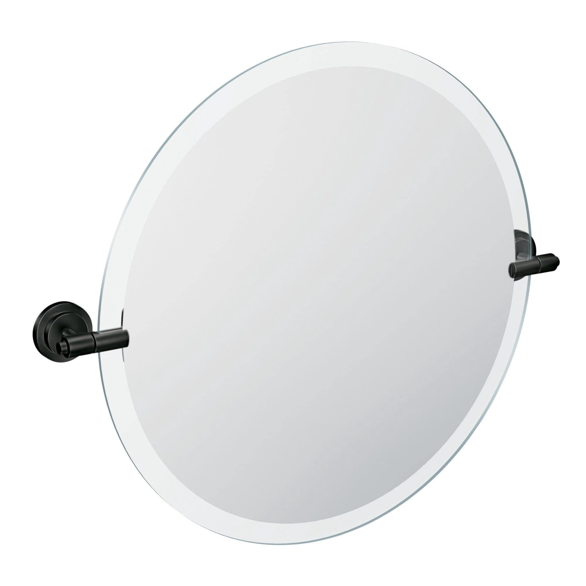 Moen Dn0792 Iso 26" W X 24" H Modern Circular Frameless Bathroom Wall ...