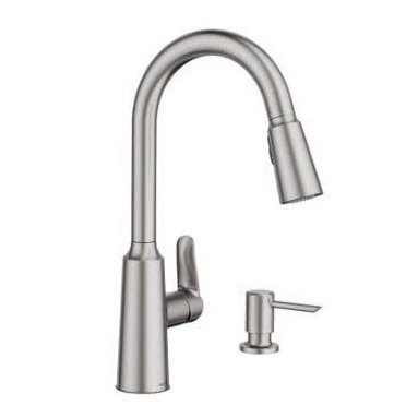 Moen 7425 Chateau Single Handle Kitchen Faucet - Spot Resist Stainless ...