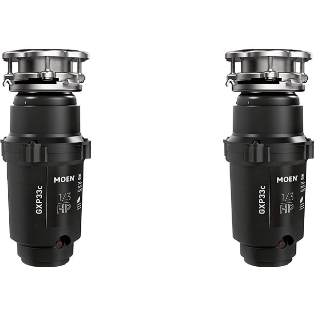 Moen GXP33C Lite Series PRO 1/3 HP Continuous Feed Garbage Disposal ...