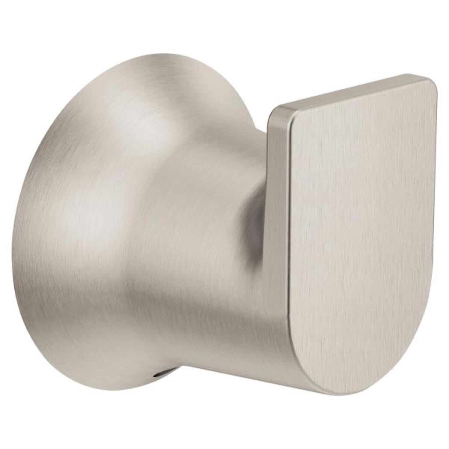 Moen Genta 2 in. H X 1.375 in. W X 1.56 in. L Brushed Nickel Robe Hook ...
