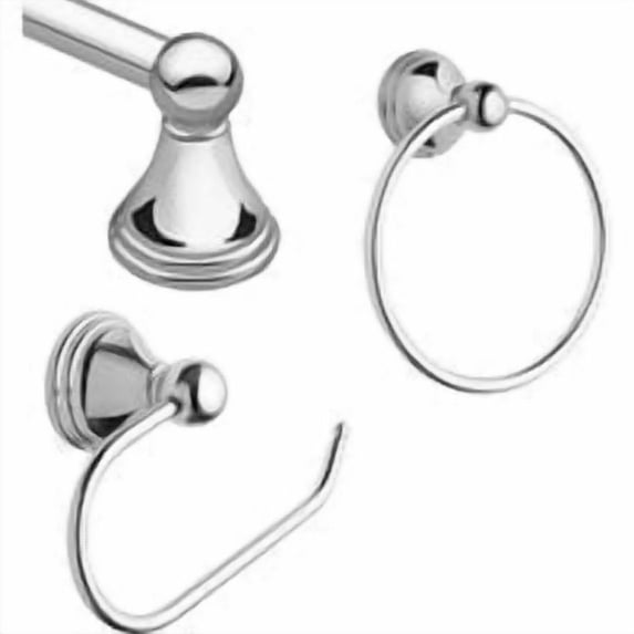 Moen Inc Moen Preston Collection 3-Piece Bath Accessory Kit, Case of 12 ...