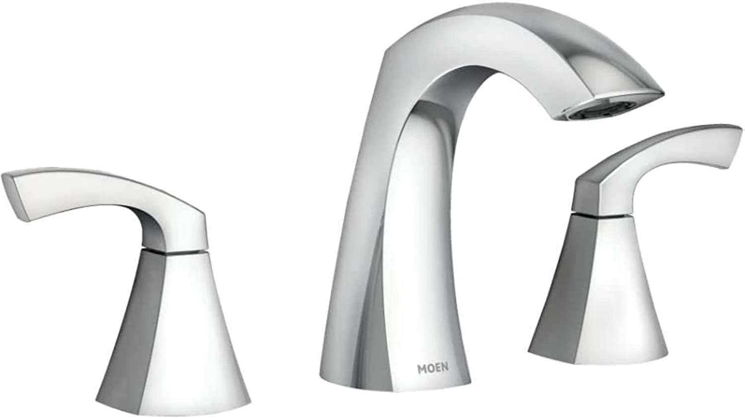 Moen Lindor Bathroom Sink Faucet - High Arc, 2 Handles - Chrome ...