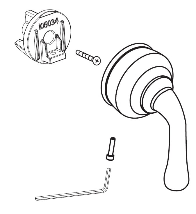Moen Monticello Handle Kit in Brushed Nickel - Walmart.com