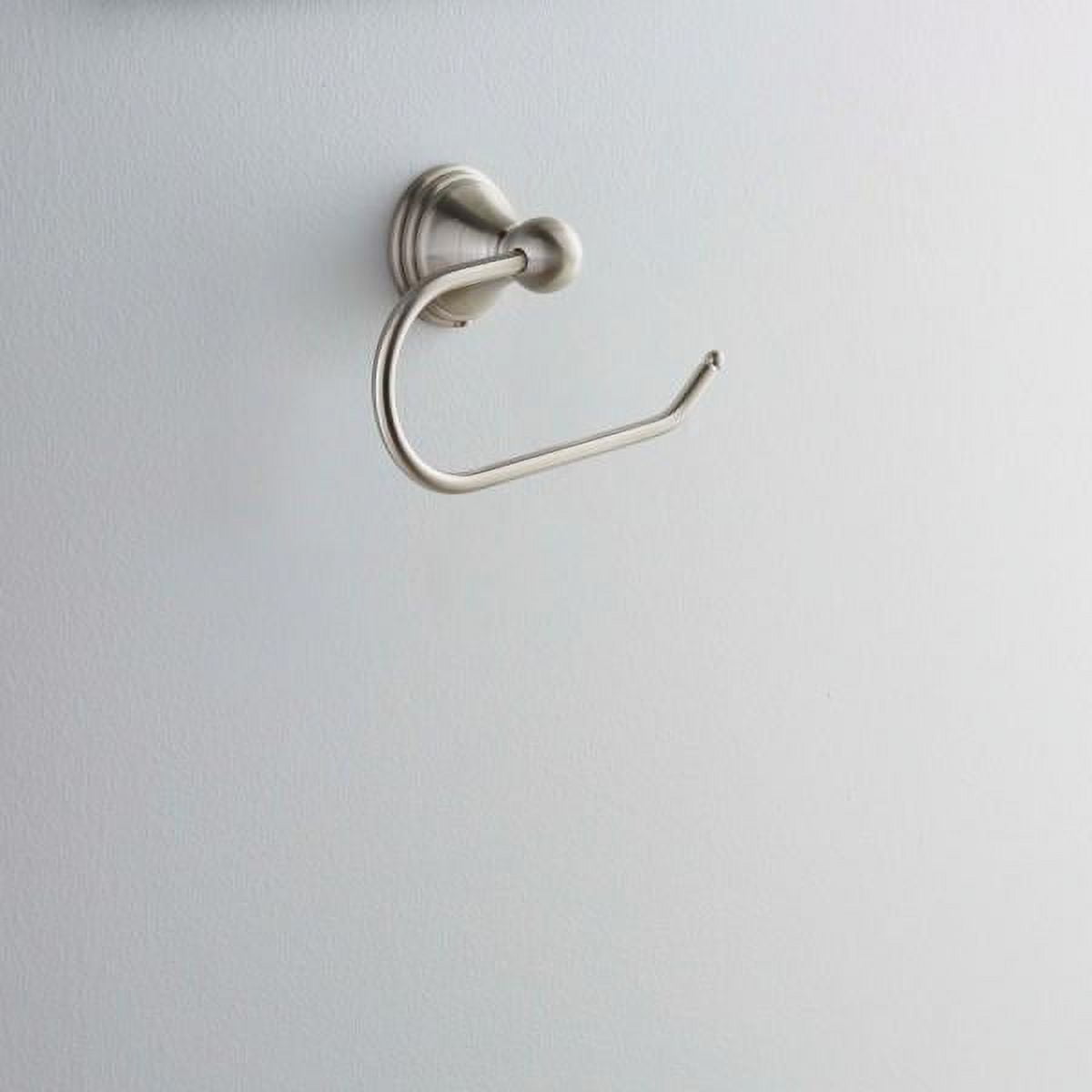Moen Preston Wall Mount Toilet Paper Holder, Brushed Nickel, Single ...