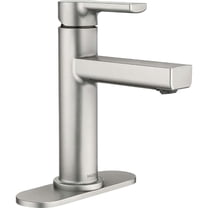 Moen Genta Single Handle Bathroom Faucet, 1.2 GPM, Chrome Finish ...