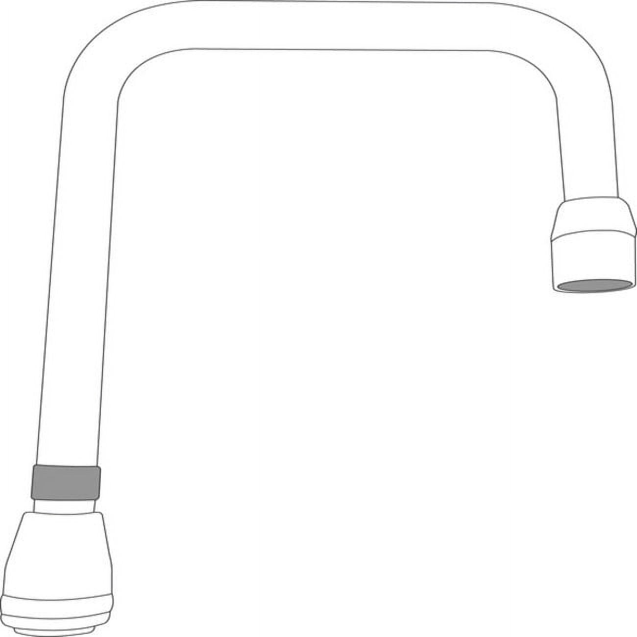 Moen S0002 6" Double Bend Spout From The M-Dura Collection - Chrome ...