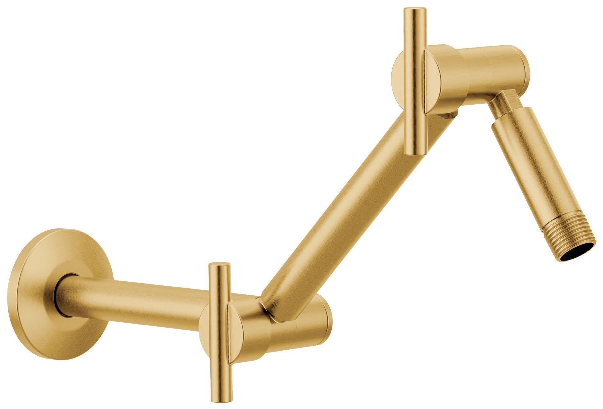 Delta Ceiling Mount Shower Arm & Flange in Champagne Bronze U4999-CZ ...