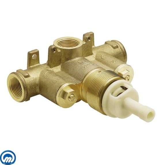 Moen S3371 ExactTemp(R) 3/4" IPS connection includes check stops ...