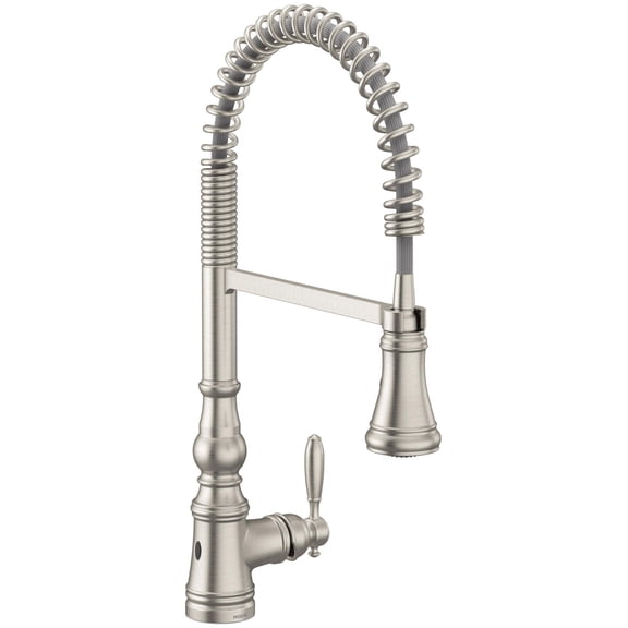 Moen S7235ev2 Sinema 1.5 GPM Single Hole Pull Down Smart Kitchen Faucet ...