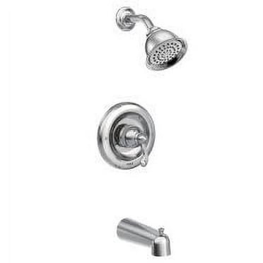 Moen Traditional Spot Resist Brushed Nickel Posi-Temp(R) Tub/Shower ...