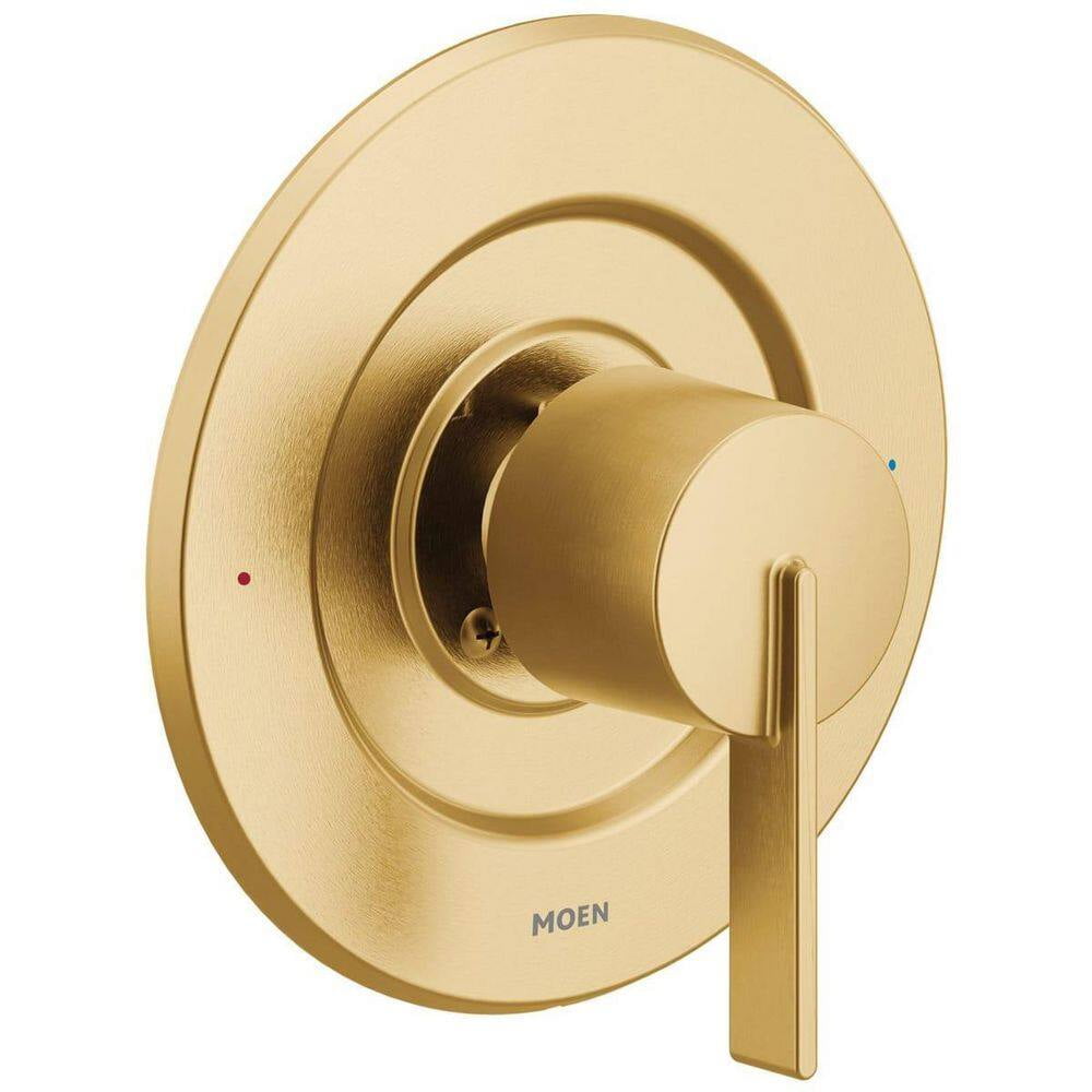 Moen T2261 Cia Gold Round 1 Handle Pressure Balanced Valve Trim Only ...