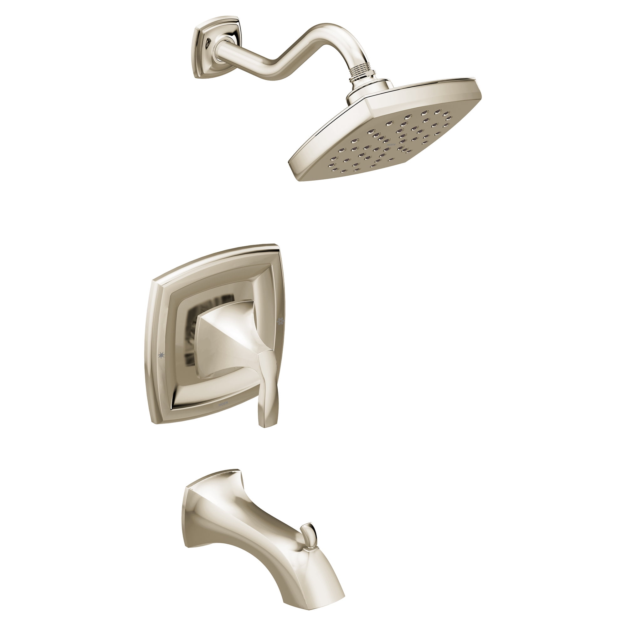 Moen T3693 Voss Moentrol Pressure Balanced Tub And Shower Trim - Nickel ...
