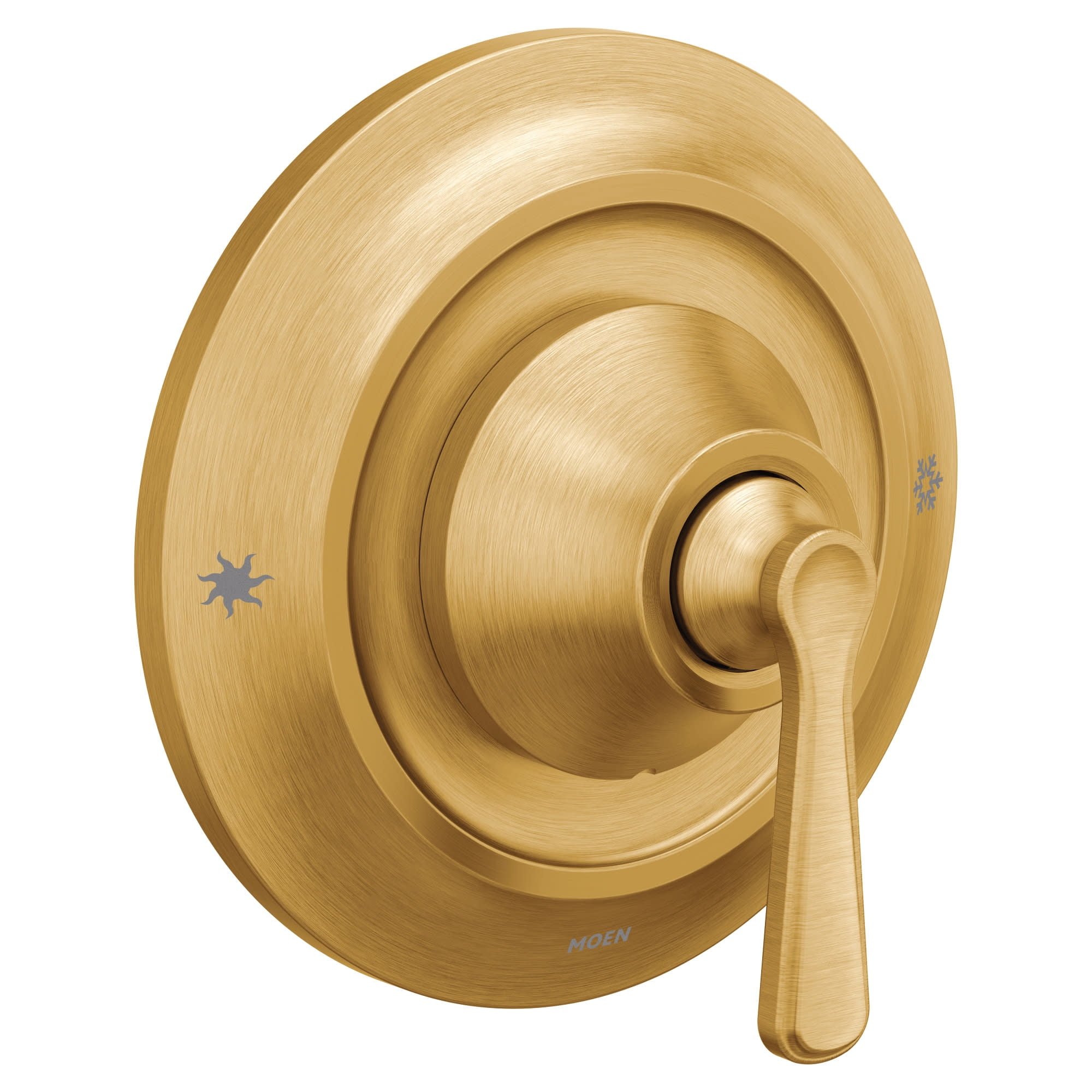 Moen TS44201 Gold Shower Valve Trim, 1-Handle, Pressure Balanced, ADA ...