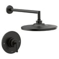 Moen Ts22002ep Arris Single Handle Posi-Temp Pressure Balanced Shower Trim - Black - Walmart.com