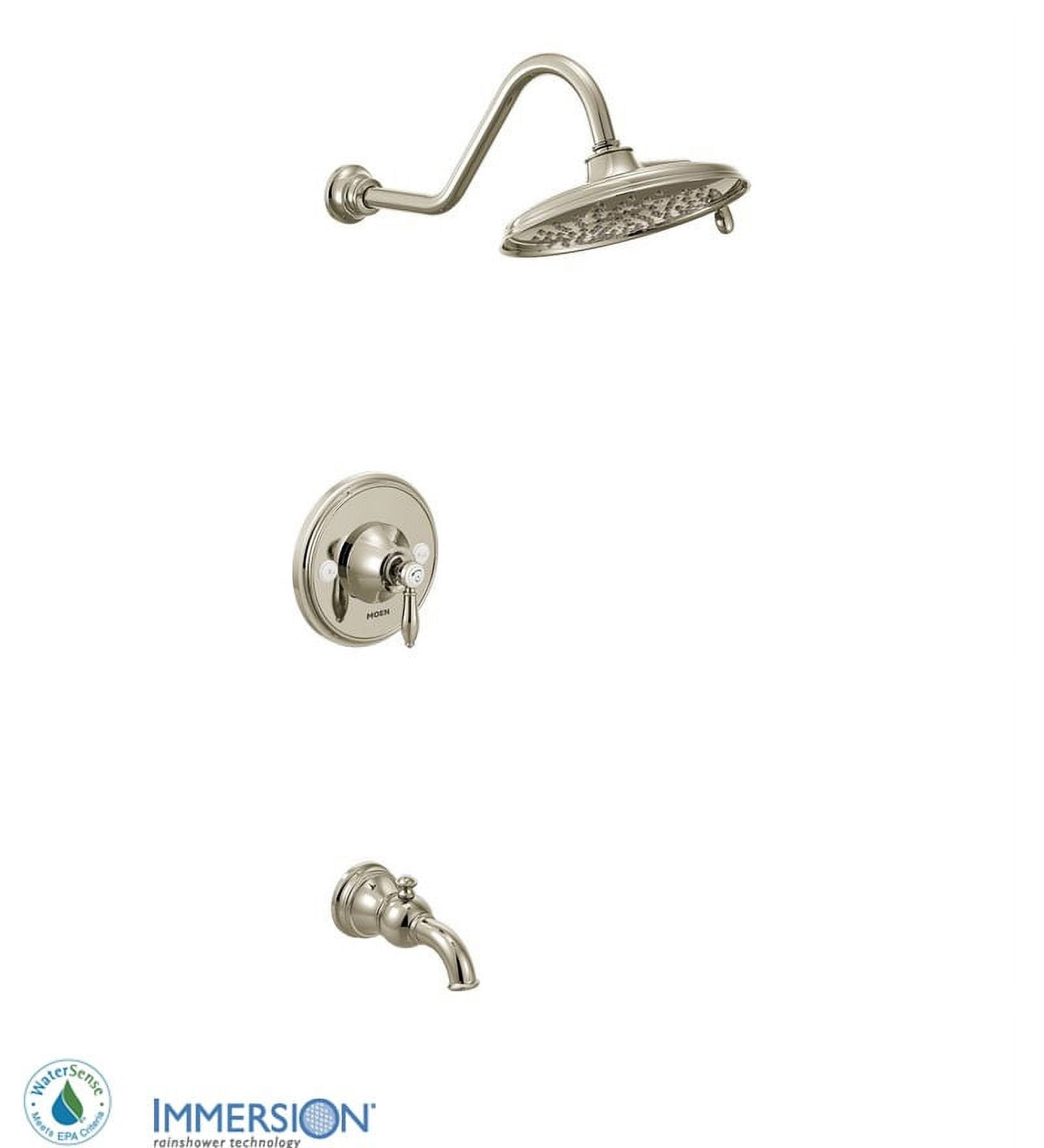 Moen TS32104EPNL Weymouth Posi-Temp Pressure Balanced Tub And Shower ...