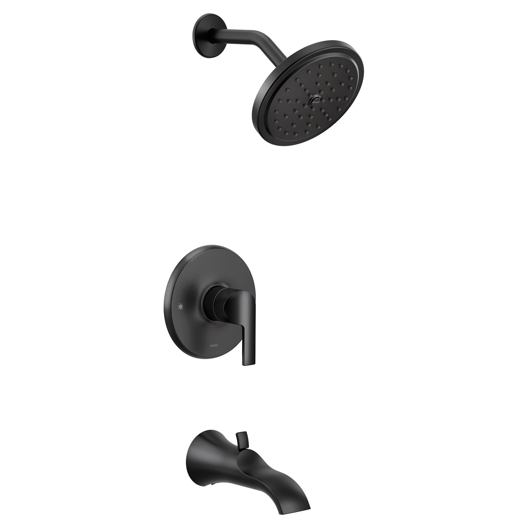 Moen UTS3203 Black Manual 1-Mode 1-Handle Shower Valve Trim - Walmart.com